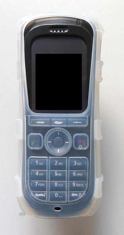 Silicone bag for DECT phone Ascom d62 & i62 transparent with clip 7504